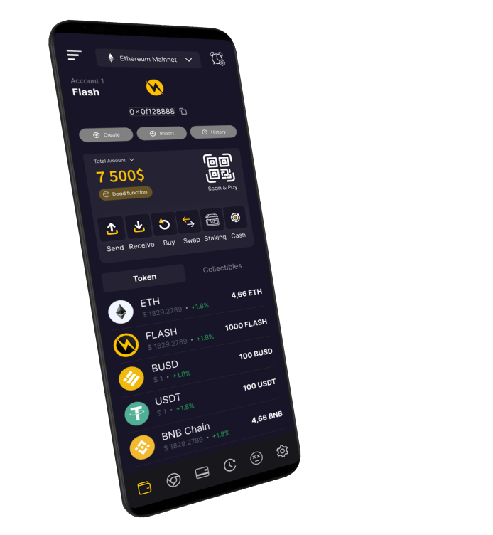 Flash Wallet | First non-custodial Wallet in the world with new ...